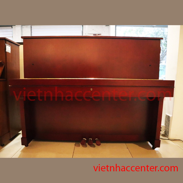 Piano Upright Yamaha W103 Satin Black Walnut (màu gỗ đỏ rượu vang ...