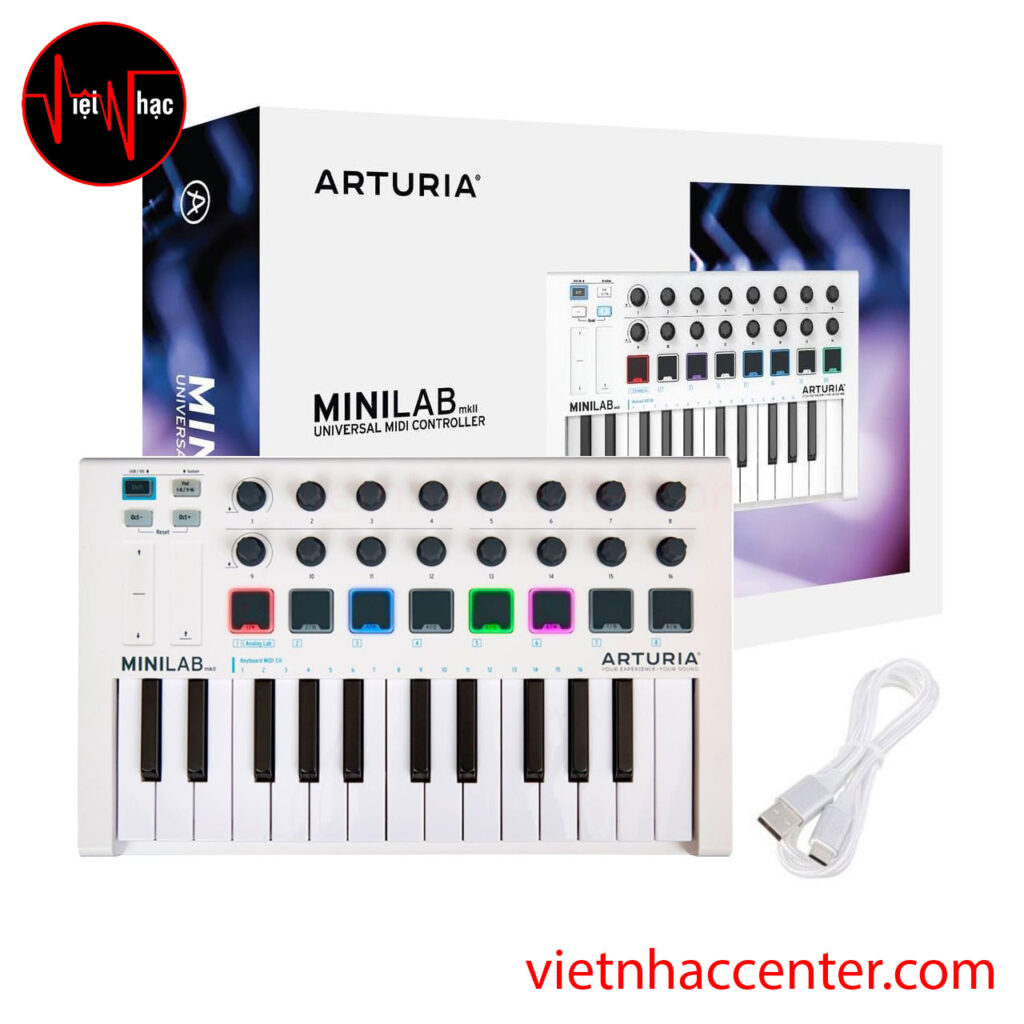 Midi Controller Arturia MiniLab MkII 25 Slim-key Controller | Việt Nhạc ...