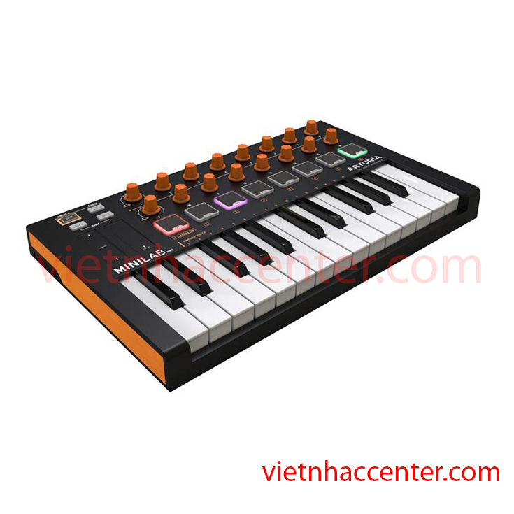 Midi Controller Arturia MiniLab MKII Orange Edition | Việt Nhạc Center