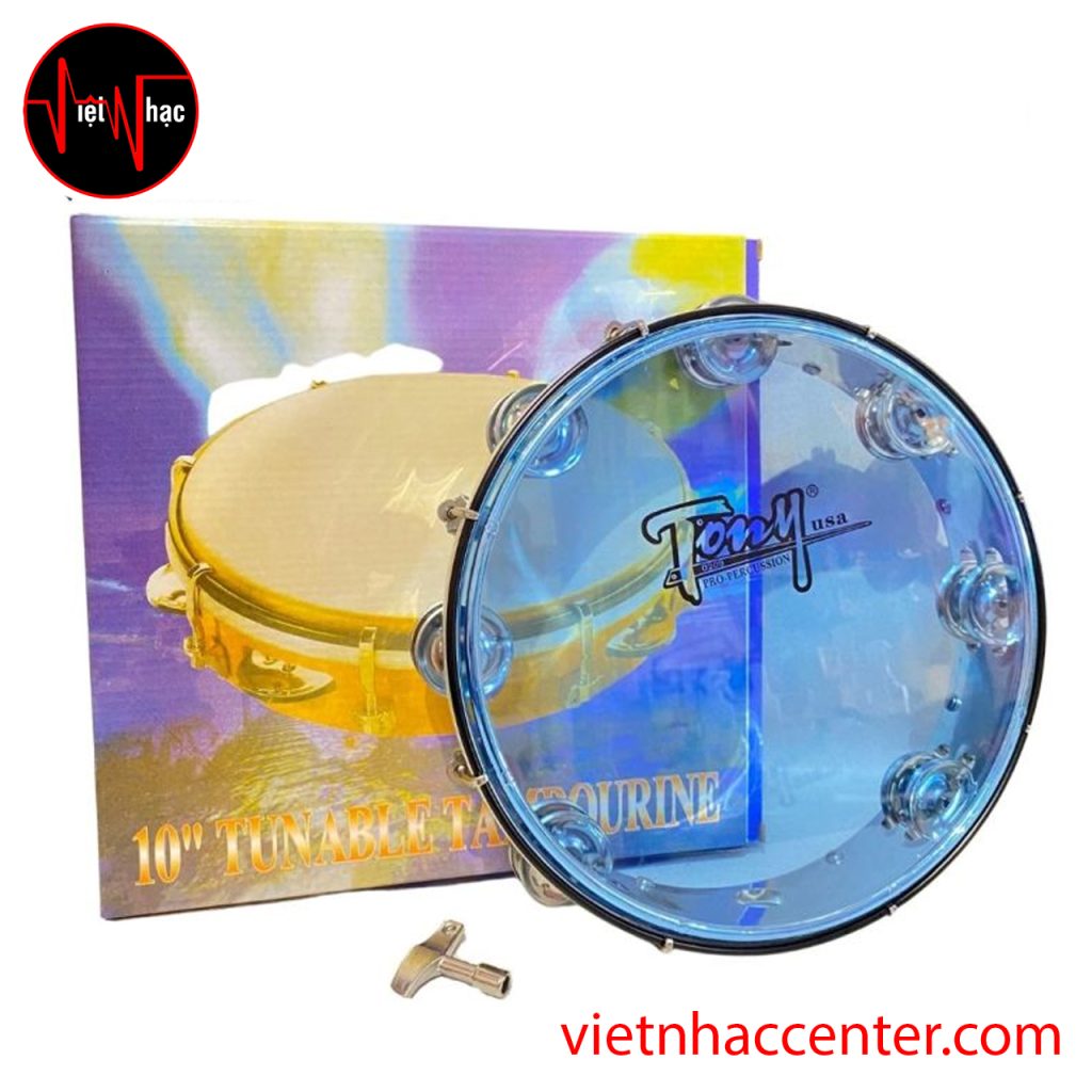 Trống Gõ Bo Tambourine Tony Mặt Xanh | Việt Nhạc Center