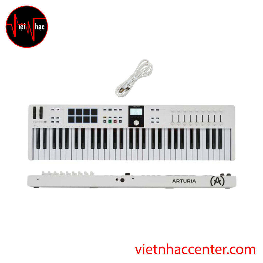 Midi Controller ARTURIA KeyLab Essential 61 mk3 White | Việt Nhạc Center